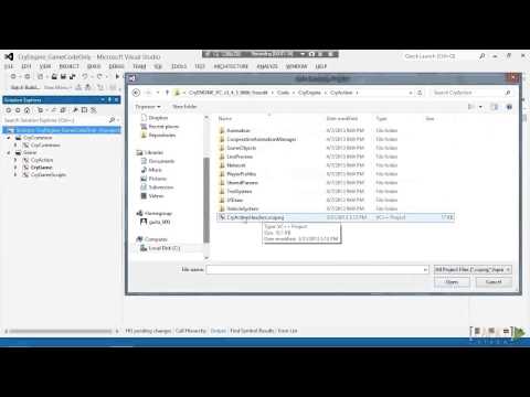 Learn CryENGINE SDK Game Programming Essentials Tutorial Setting Up the Solution | packtpub com ...