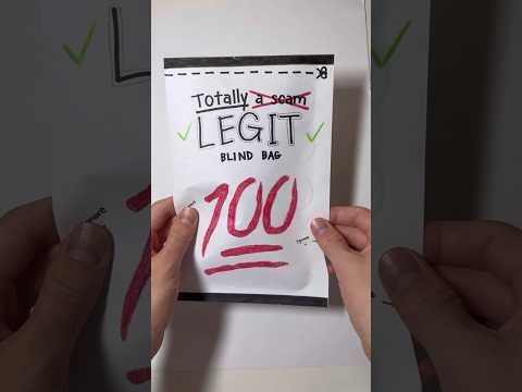 I got SCAMMED by a blind bag… | TOTALLY LEGIT BLIND BAG paper diy #diycrafts #papercraft #creative