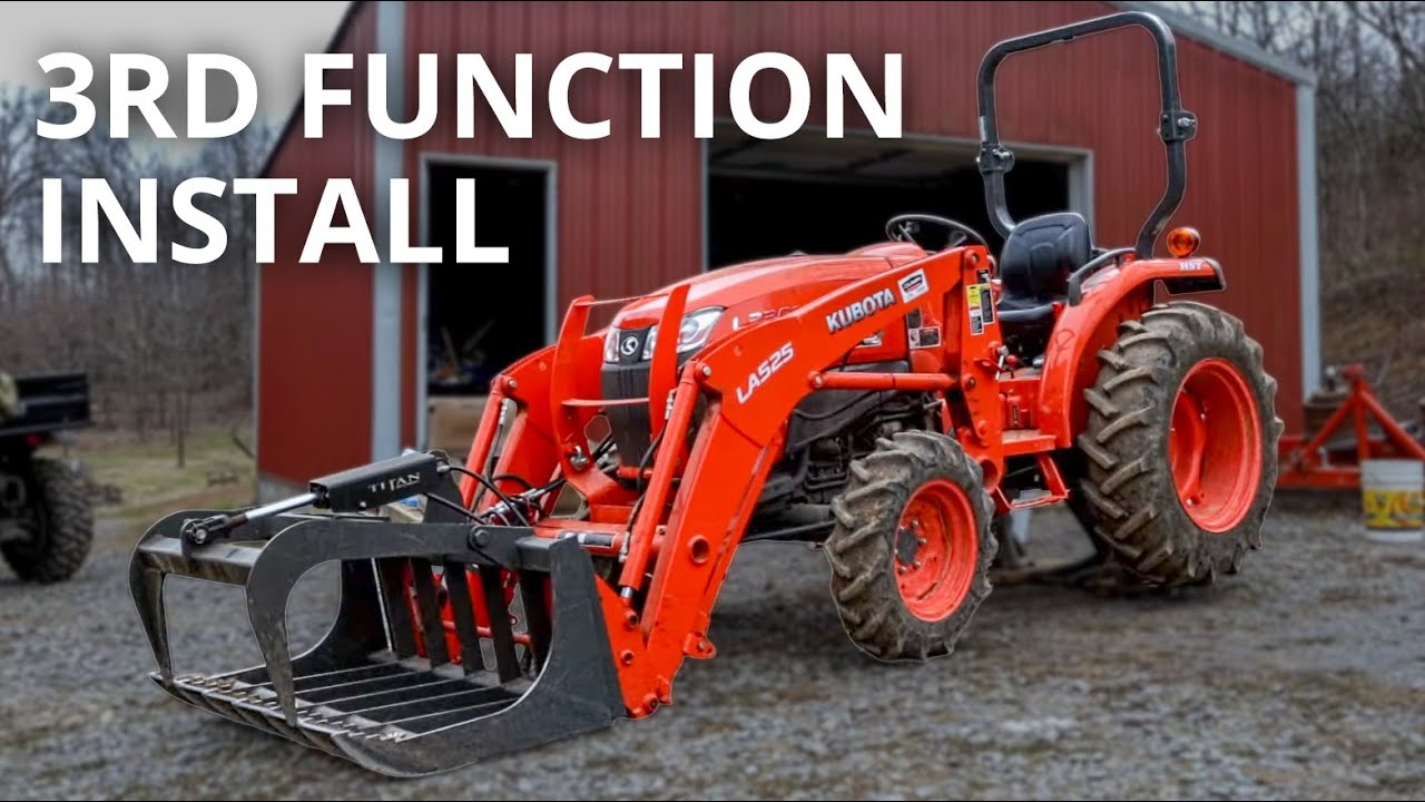How To Install Summit 3rd Function Kit - Kubota L3901 L3301 L2501 L3200 Tractor