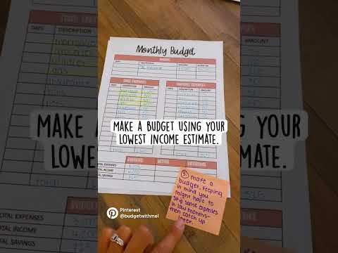Irregular Income Budgeting