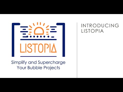 [New Plugin] Listopia - Your Utopia for Mastering Lists in Bubble ( 🚀 Tutorial) - Plugins ...