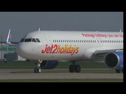 Jet2 A321neo FIRST Passenger Flight 2hrs 47min Manchester Airport Live