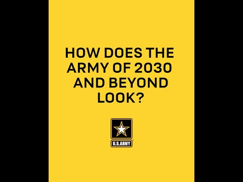 What does the Army of the future look like?