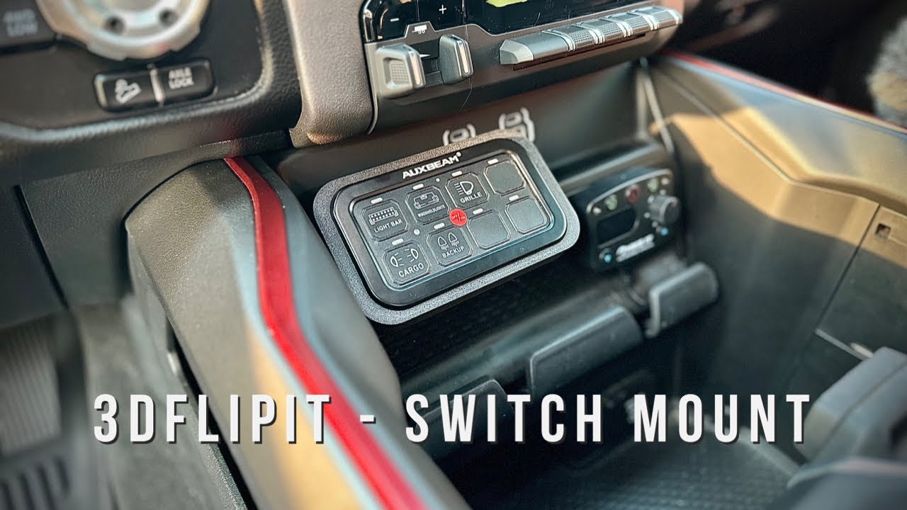 3dFlipIt - AUXBEAM Controller Bracket (20% off coupon code in description!)