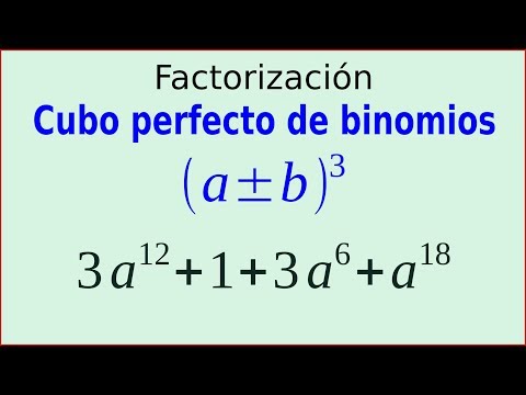 Cubo perfecto de binomios (a+b)^3 |No.19| Factorización