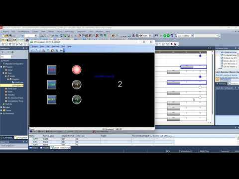 HMI Demonstration - Mitsubishi GX Works 3 and GT Designer 3