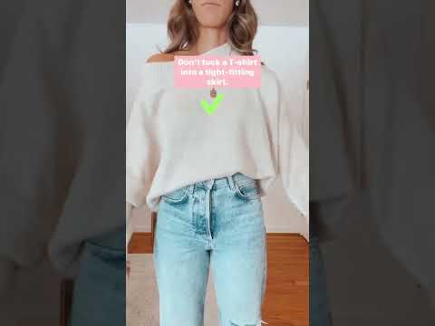 Doβs and Donβts of Tucking in Your Top | How to Tuck Your Shirt | Styling Tips and Tricks #stylehack