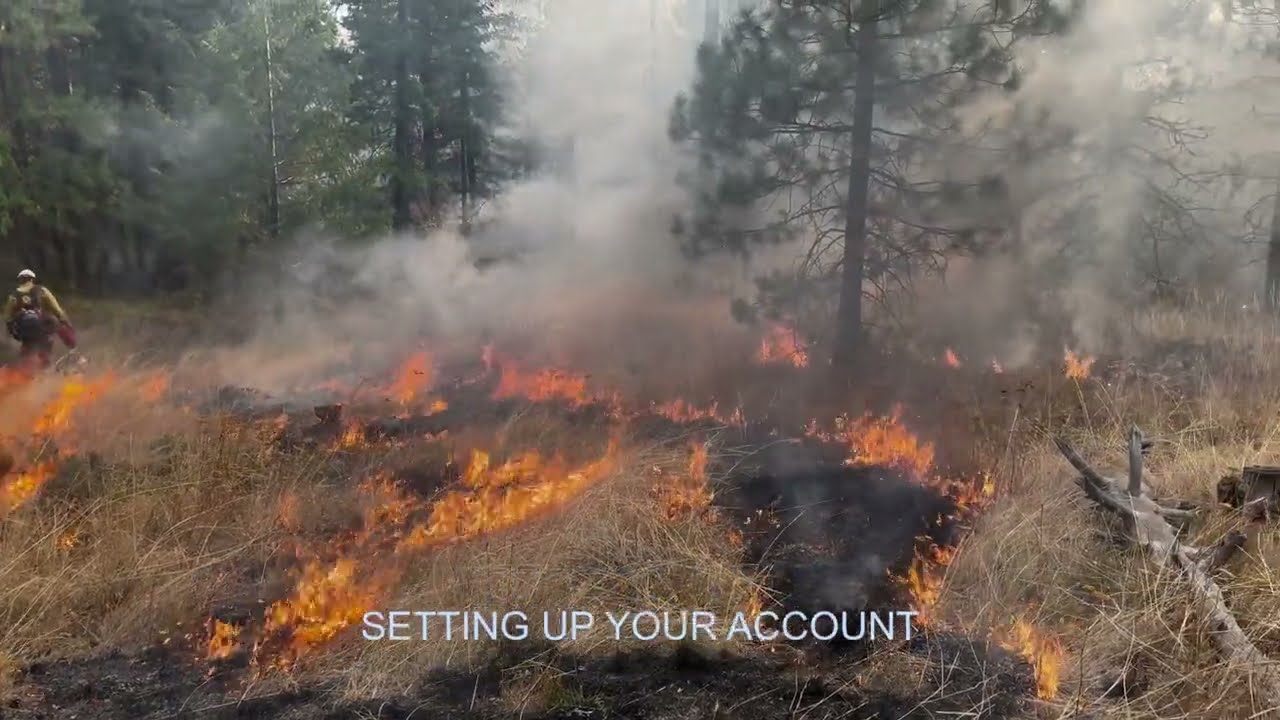 DNR Burn Portal Help Video Account Setup