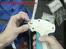 How to use tag gun.
