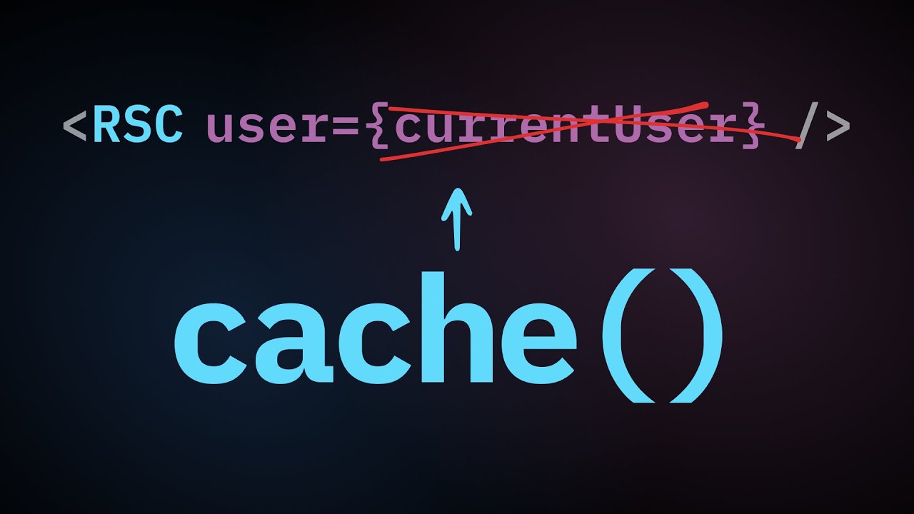 React's new cache function