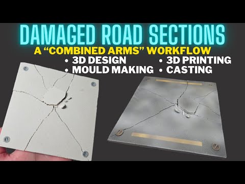 How I Combined 3D Printing And Mould Making For Cool Results! A "combined arms" workflow