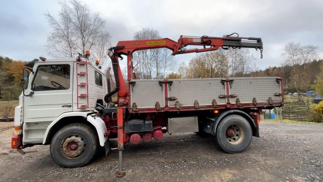 Kranbil Scania P112 H, Tyresö, Klaravik auktioner