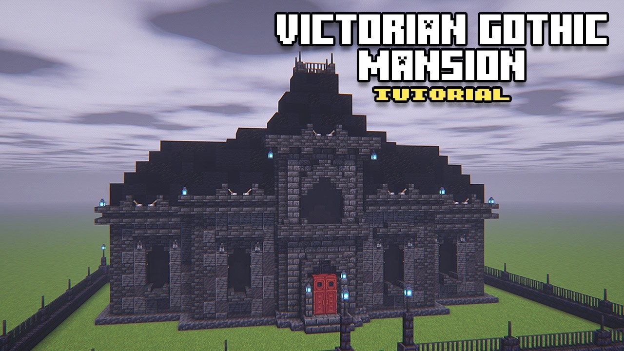 Victorian Gothic Mansion Tutorial  |  Minecraft 1.21