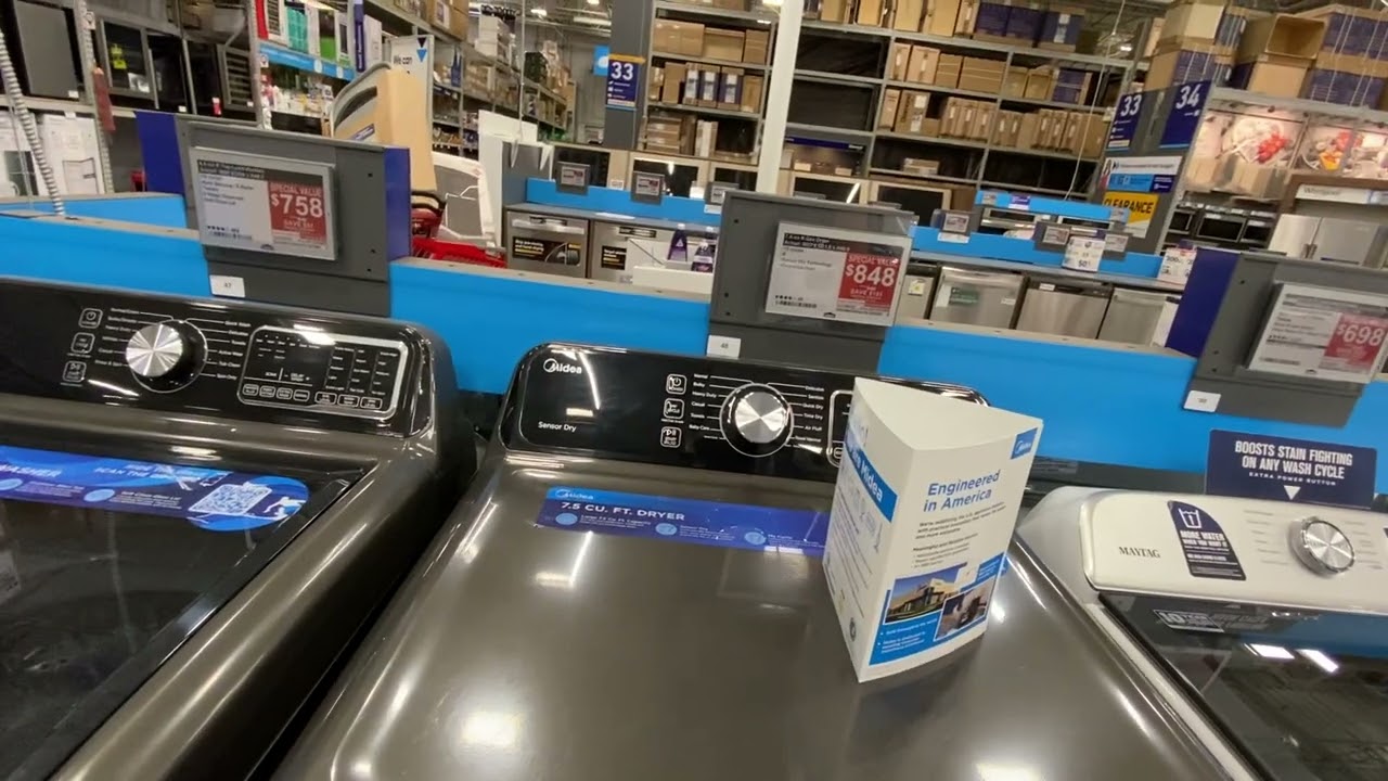 LOWES Washer Dryer tour! 💧👔