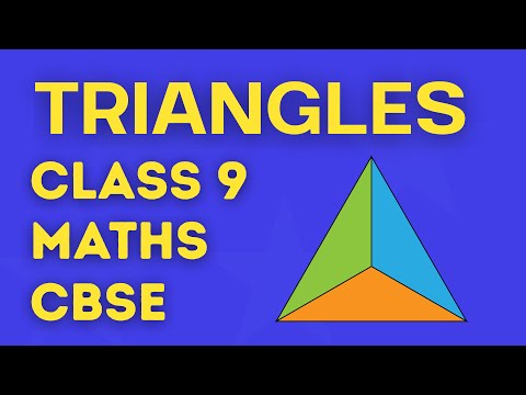 Triangles | Lecture 1 | Class 09 | Math Term -1 | CBSE NCERT | Free Education