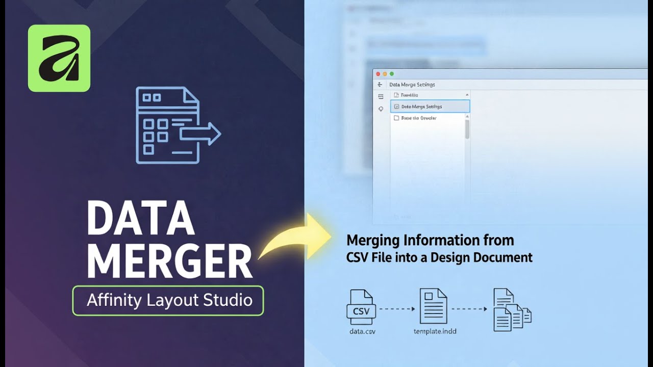 Data Merge inside Affinity Layout Studio