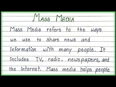 Essay on Mass Media in English| Mass Media Essay|
