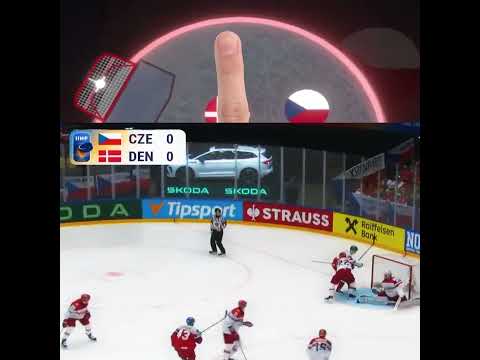 Česko VS Dánsko - MS v hokeji 2025 🥀🫡 #hockey #czechia #denmark
