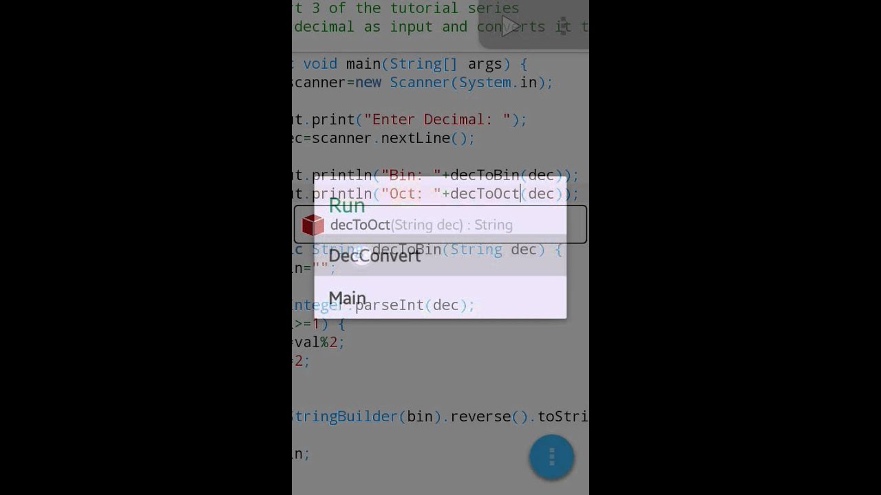 Java Base Conversion Tutorial - Decimal
