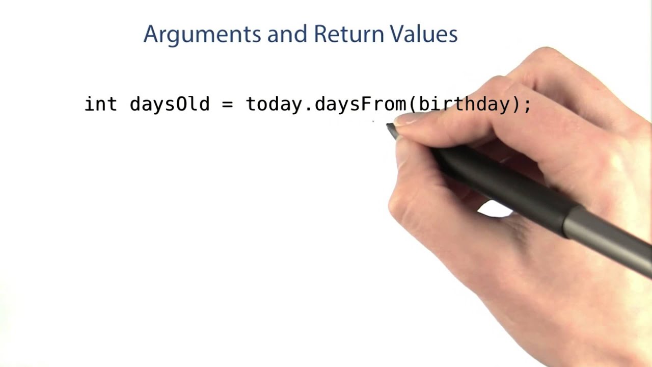 Arguments and Return Values Exercise - Intro to Java Programming