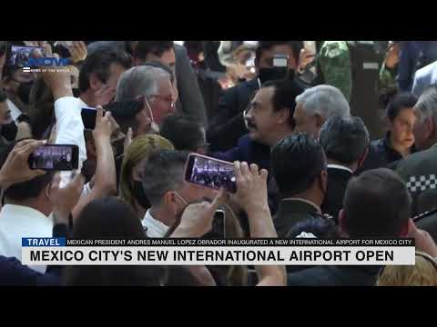 Mexico City's new international airport opens with few flights