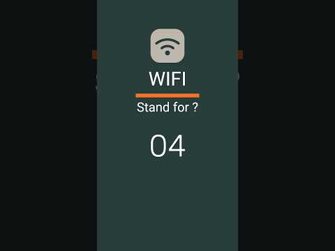 WIFI means ? #wifi