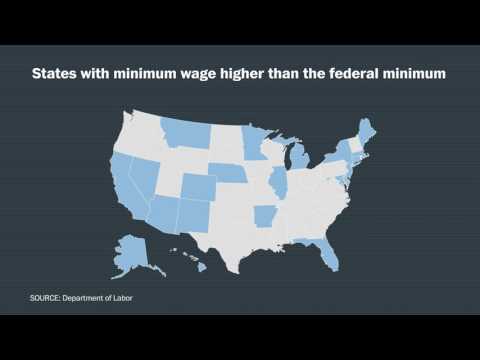 The federal minimum wage, in four charts