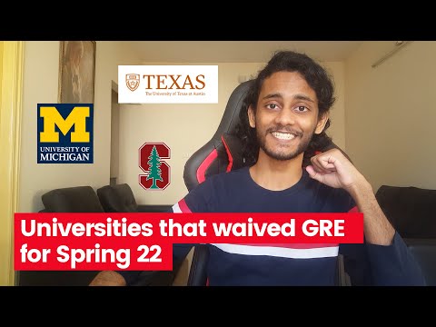 List of Universities With GRE Waiver For Spring 2022 | How to apply without GRE