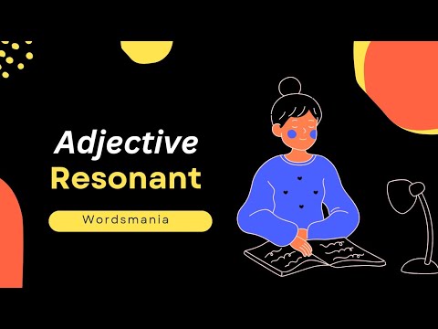 Resonant ka hindi meaning ||  Resonant ka kya matlab hota hai