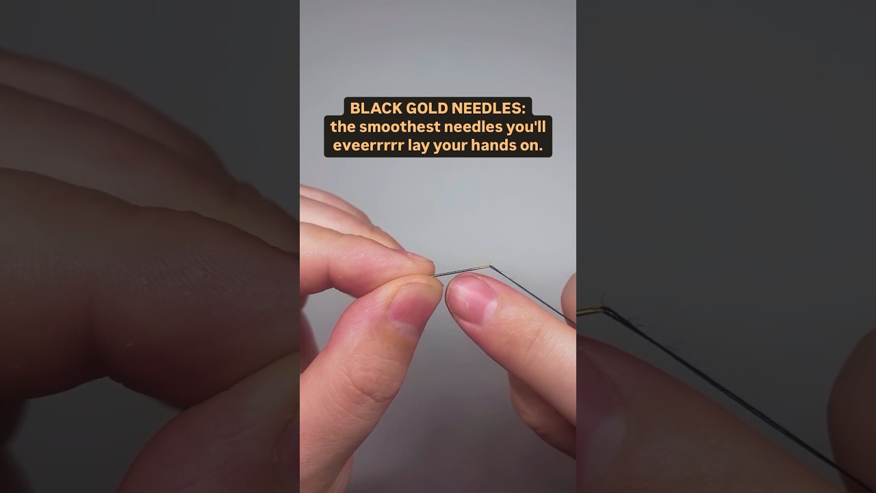 Clover's Black Gold Needles ☘️ #sewing #quilting #needles #shorts