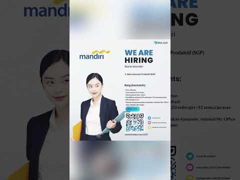 Lowongan Kerja Bank Mandiri | 5 Oktober 2022 | https://broloker.com/3319