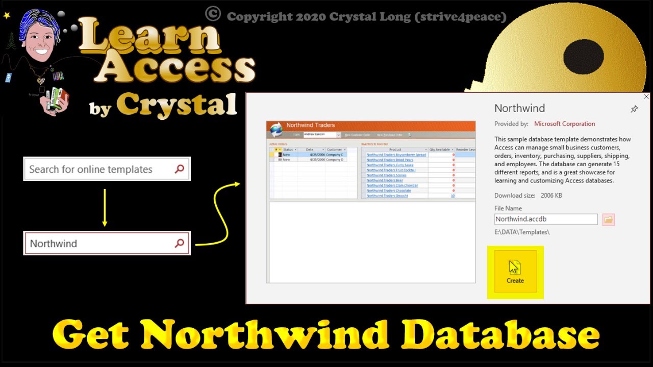 Get Northwind Database for Microsoft Access
