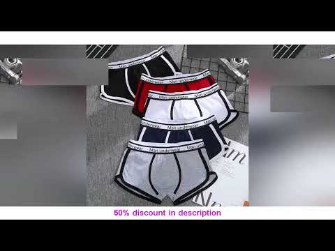 Latest Products You Must Know! 5Pcs Cotton Boxer Shorts Underpants Soft Panty Male Shorts Men Pa
