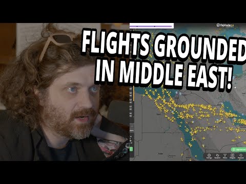 INSANE PICTURE OF FLIGHT RADAR OVER MIDDLE EAST!