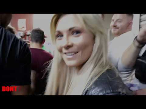 "What do you want Beer or Vodka " SHANNON COURTNEY at the bar in York Hall