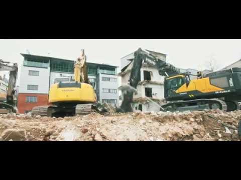 SK-Purku - Helsingin Pitäjänmäen liikekiinteistön purkutyö 2016