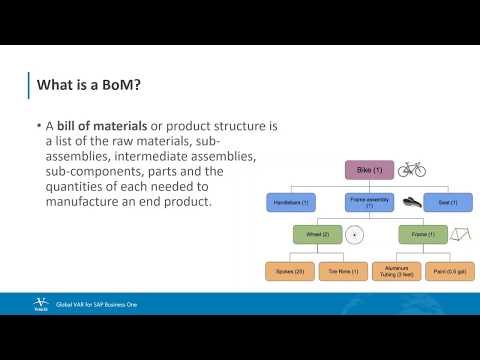 What is BoM and how to create one?