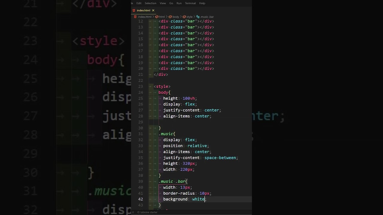 How To Make Music Wave Animation with HTML and CSS Only.