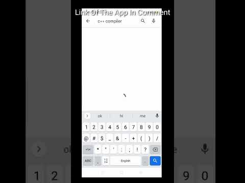 C++ And C language on Mobile run. and App #mobilecoding #C++ #c # coding
