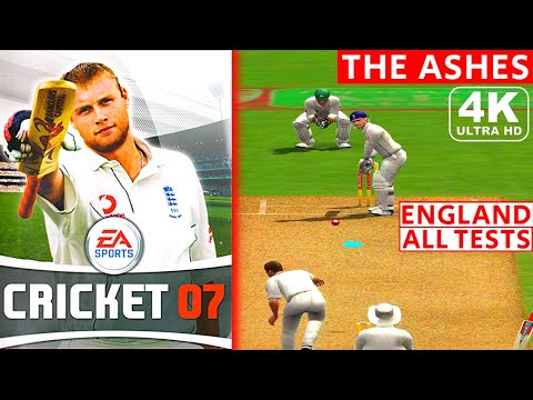 EA Sports Cricket 07 The Ashes England All Tests PC Gameplay 4K Ultra HD #Cricket #cricket07 #ashes