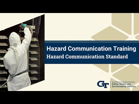 Hazard Communication Training: Hazard Communication Standard