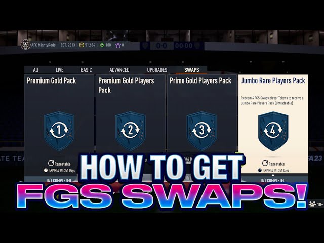 FIFA 23 FGS Swaps program guide