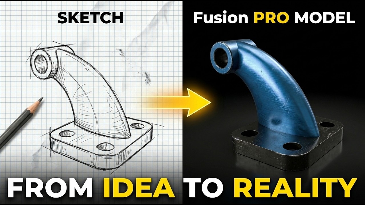 Fusion 360 From Zero | Beginner Step-by-Step Modeling Tutorial #28