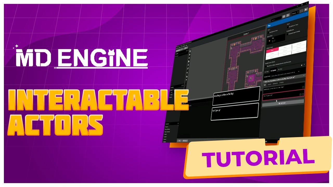 MD Engine - Interactable Actors Tutorial