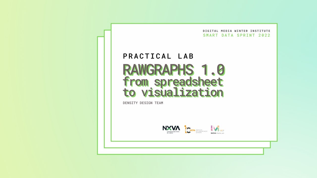 #SMARTDATASPRINT 2022 | RawGraphs 1.0:​​ from spreadsheet to visualization | Density Design Team