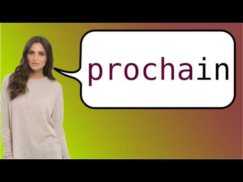 How to say 'next' in French?