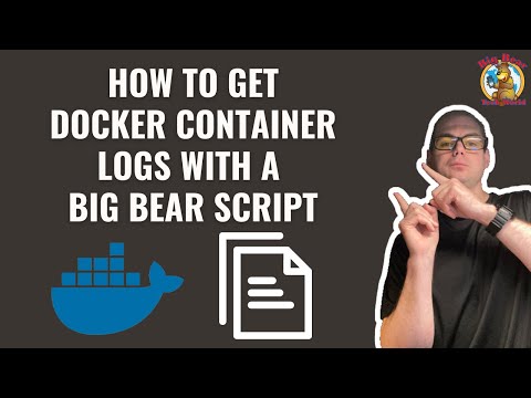 How to get Docker Container Logs with a Big Bear Script