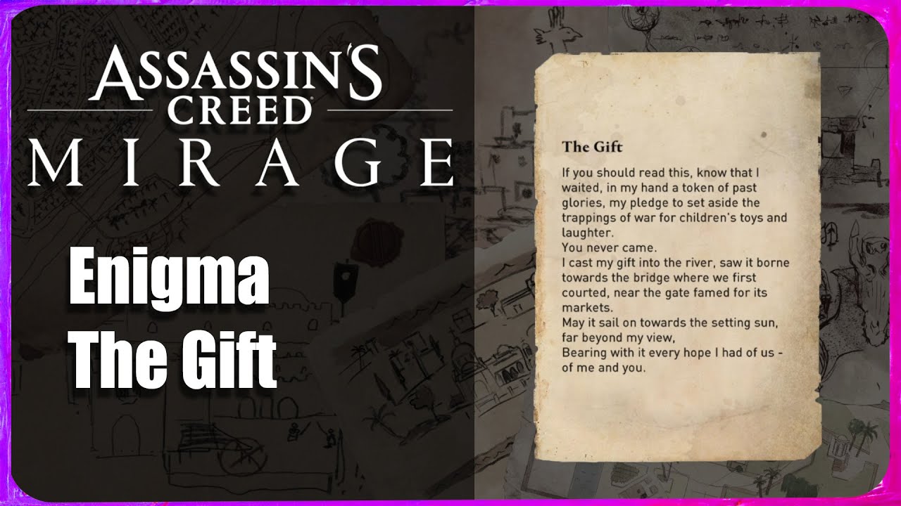 Enigma The Gift Solution Assassin's Creed Mirage