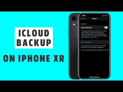 Backup iPhone XR To iCloud (How to)
