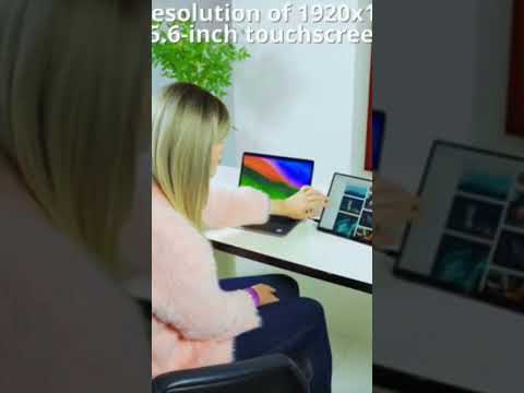 Portable Monitor Touchscreen, 18.5'' FHD IPS Touch Screen Monitor, Travel Monitor w/ Kickstand